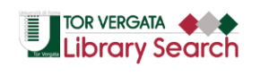 Tor Vergata Library Search – Biblioteca Area Ingegneria